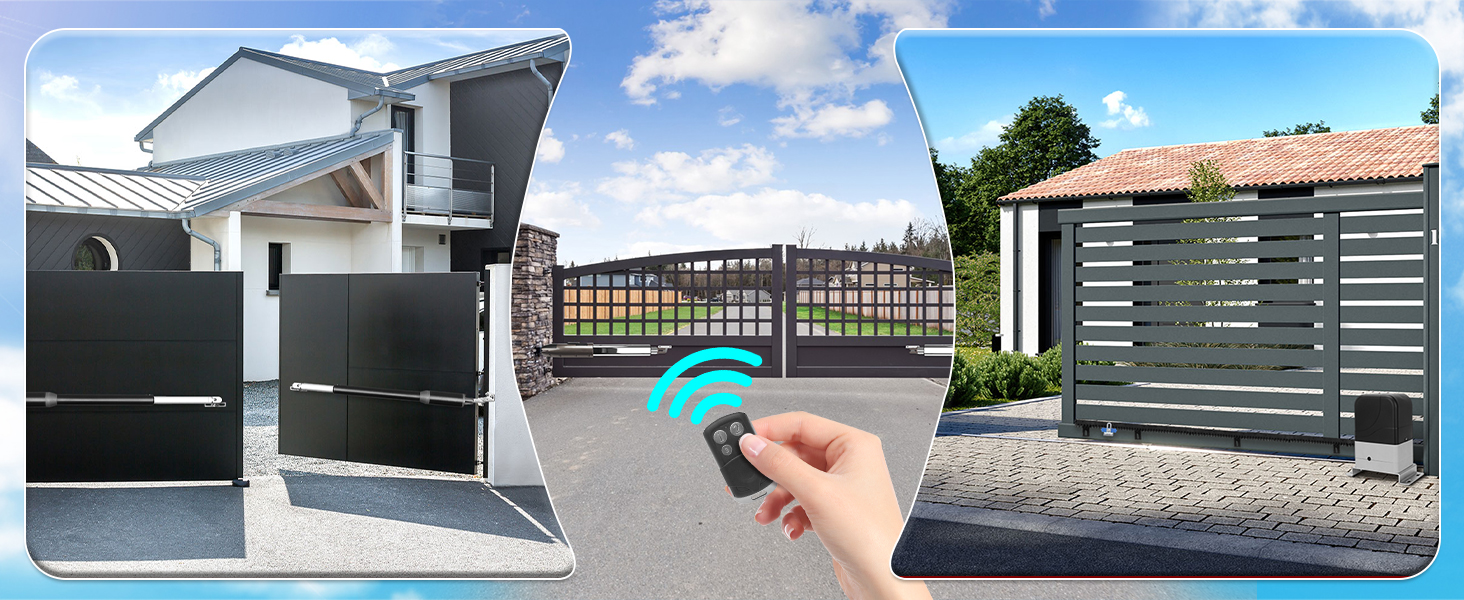 Amazon.com: JUJIANG Gate Opener Remote Control Transmitter for ...