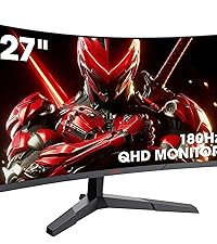 Amazon.com: KOORUI 32 inch Curved Gaming Monitor - QHD (2560 x 1440) 2K Display, 170Hz 144Hz ...