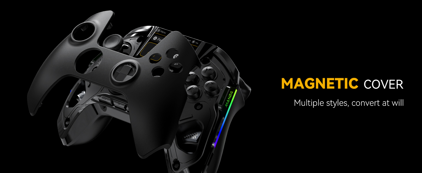Manbaone Wireless Gaming Controller With Interactive Screen