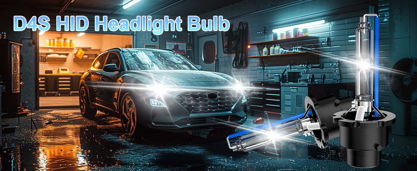 Amazon.com: POLARPRA D4S HID Headlight Bulbs - 6000K Daylight White 35W 7600LM Super Bright ...