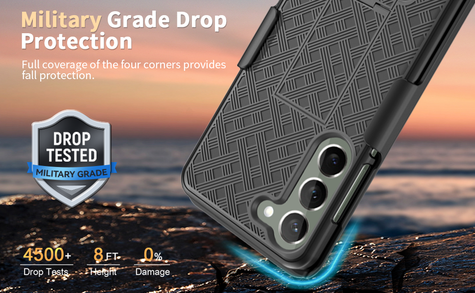 Amazon.com: Fingic for Samsung Galaxy S23 Case, for Galaxy S23 5G Belt Clip Holster Case Slim ...