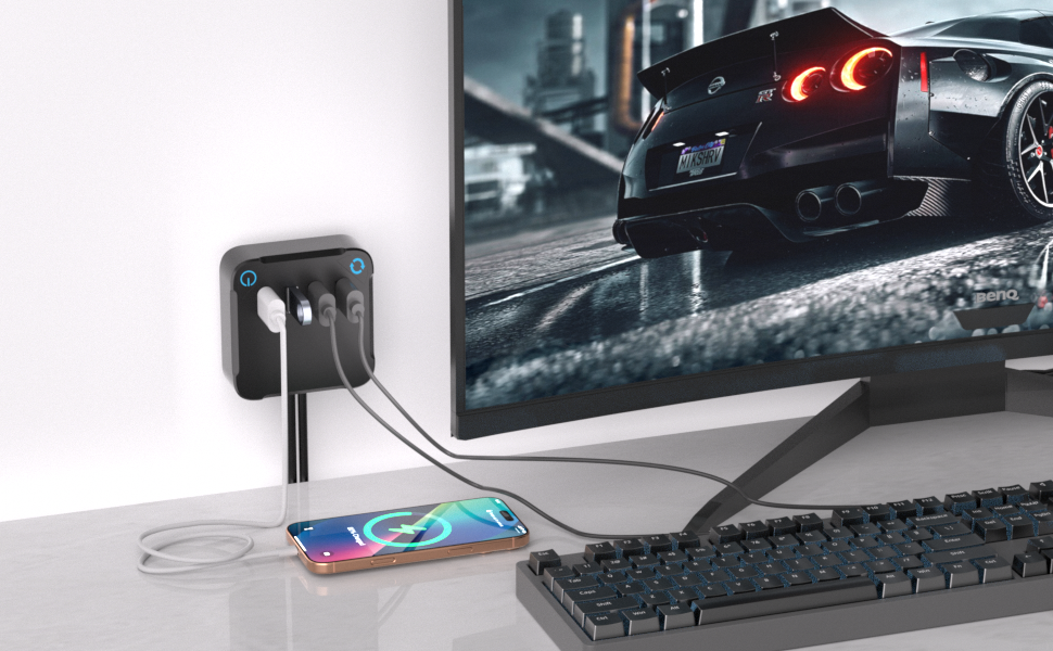 Amazon.com: Computer PC Power Button, Desktop Power Button PC External ...