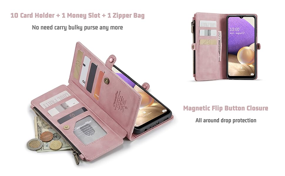 Amazon.com: Defencase Compatible with Samsung Galaxy S20 FE 5G Case Wallet with RFID Blocking ...