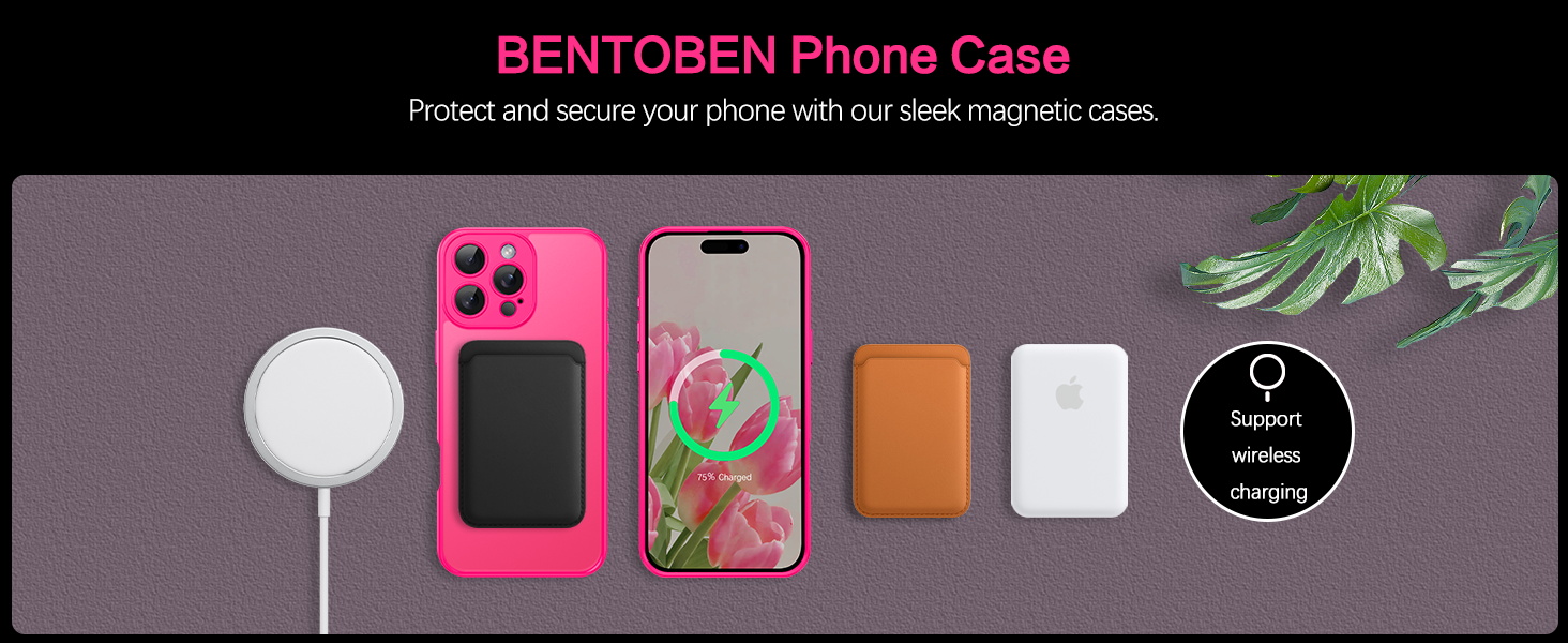 Amazon.com: BENTOBEN Magnetic for iPhone 12 Case [Compatible with Magsafe] [Full Camera ...