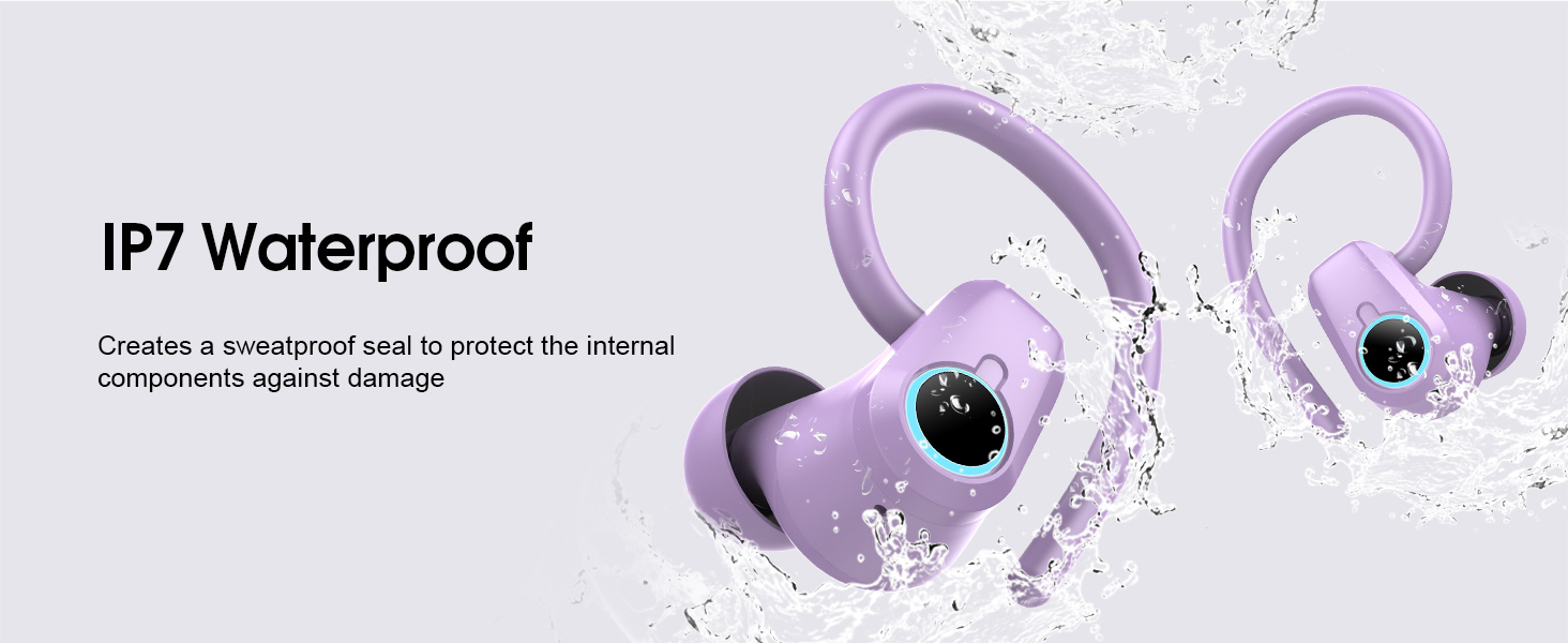 Amazon.com: Wireless Earbuds, 2023 Bluetooth Headphones 5.3 Sport, 50H ...