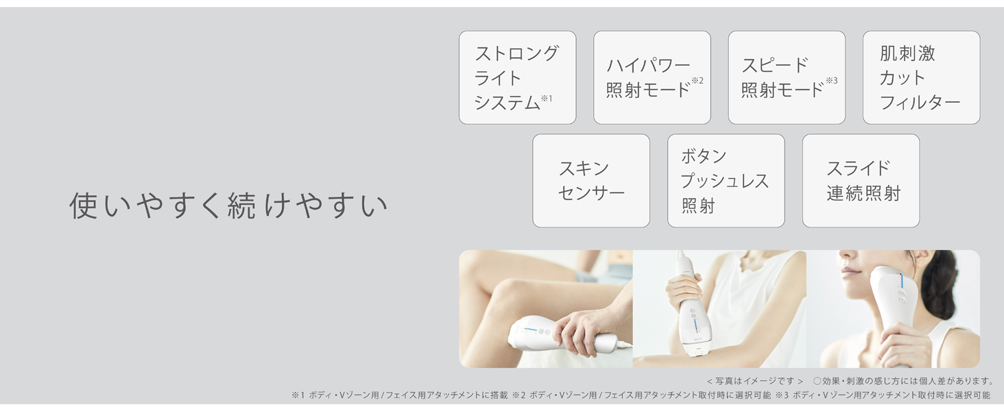 Amazon | パナソニック(Panasonic) 【2023年発売】パナソニック 光美容器 光エステ スムースエピ ボディ&フェイス用 スピード パワー グレー ES-WP9A-H ...