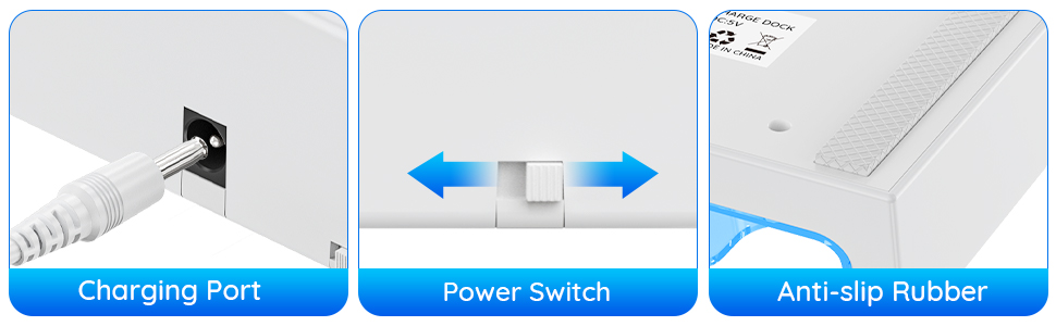 Amazon.com: 4 Ports Controller Charger for Wii/Wii U Remotes ...
