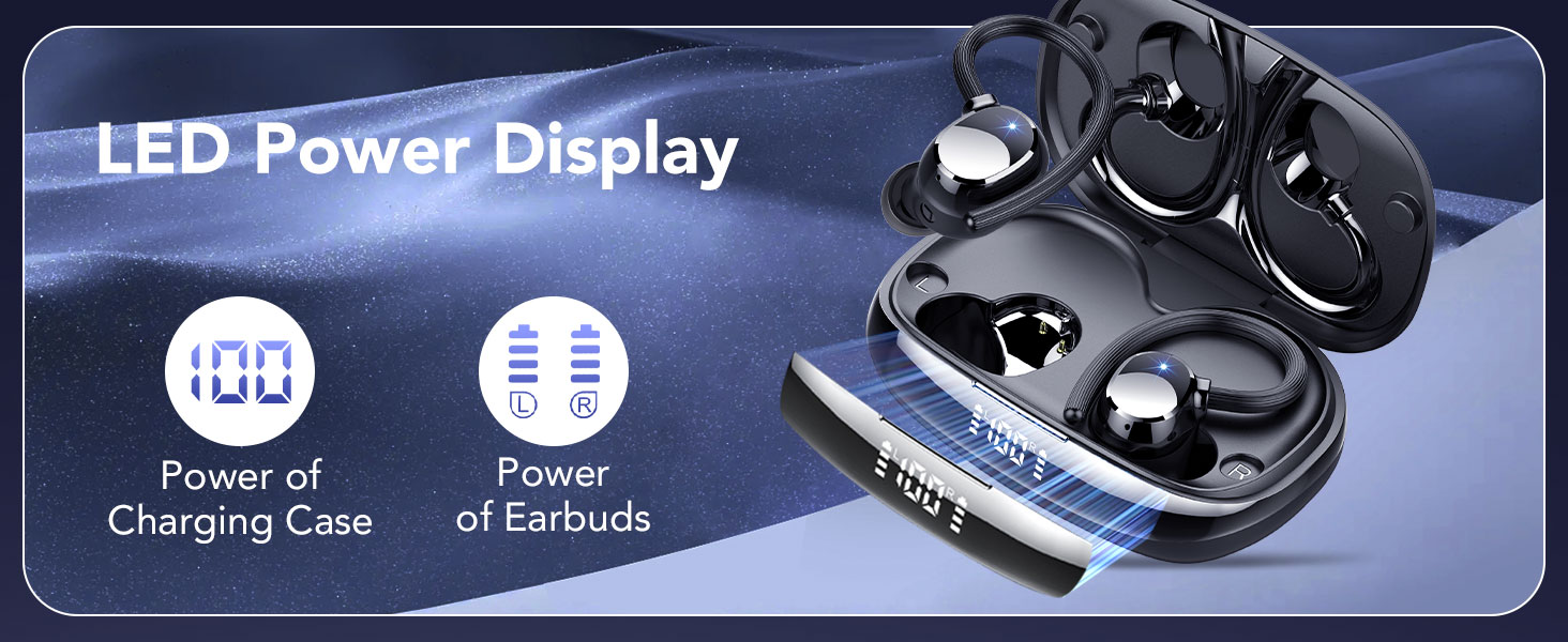 Tukio Wireless Earbuds, Bluetooth 5.4 Headphones with 4 HD ENC Noise ...