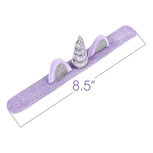 Amazon.com: ArtCreativity Plush Unicorn Slap Bracelets for Kids, Set of 12, Cute Slap Bands for ...
