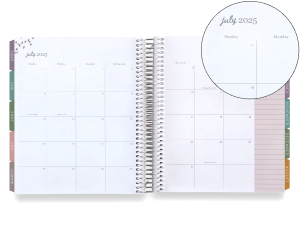 Amazon.com : Erin Condren Large Monthly 2025 Planner, Spiral Notebook ...