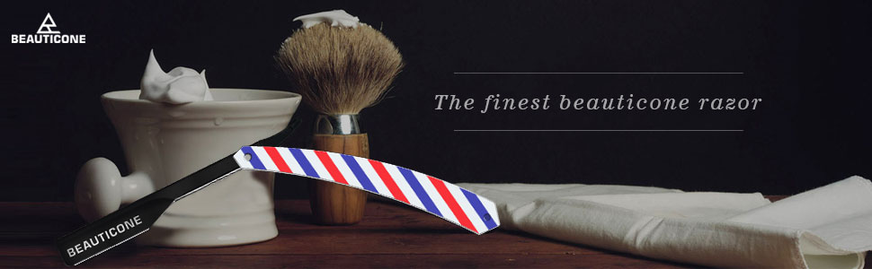 Amazon.com: BEAUTICONE Straight Razor | Professional Barber Razor for ...