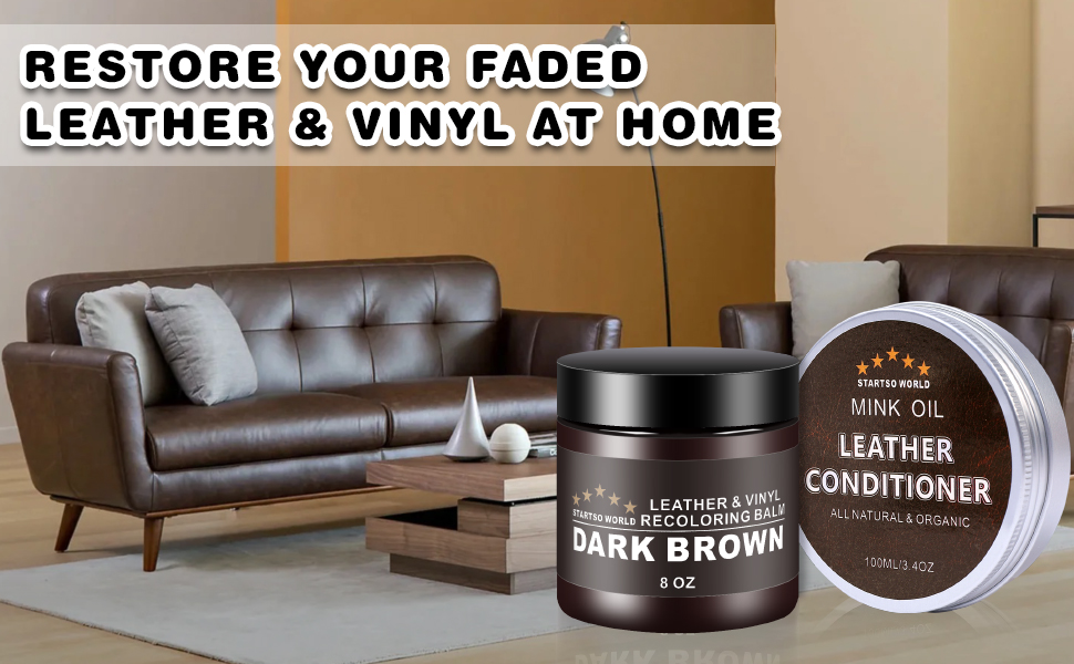 Amazon.com: Black Leather Recoloring Balm - Mink Oil, Leather Restore Cream and Leather Repair ...