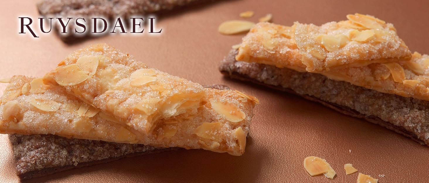 Amazon.co.jp: RUYSDAEL (ロイスダール) ギフト スイーツ お菓子 アマンドリーフ アマンドリーフ×16本 ショコラリーフ×8本 (E-L) : 食品・飲料・お酒