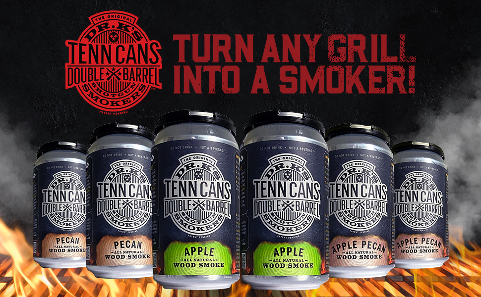 Amazon.com : Dr. K's Tenn Cans 6 Pack - Convenient, No Mess Smoke Tube Grilling Gifts for Men ...