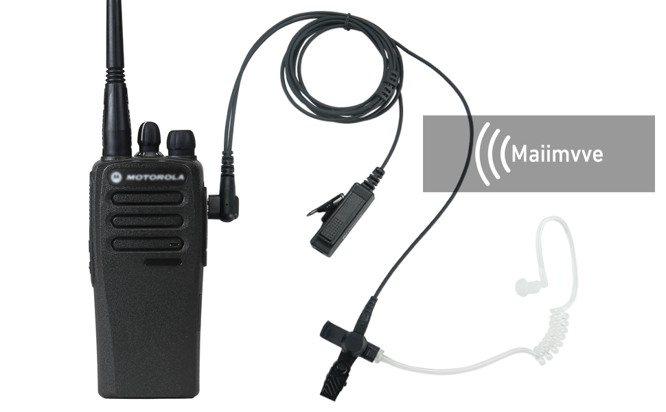 Amazon.com: Maiimvve Walkie Talkie Earpiece with Mic，Earpiece for cp200d cls1110 cls1410 ...