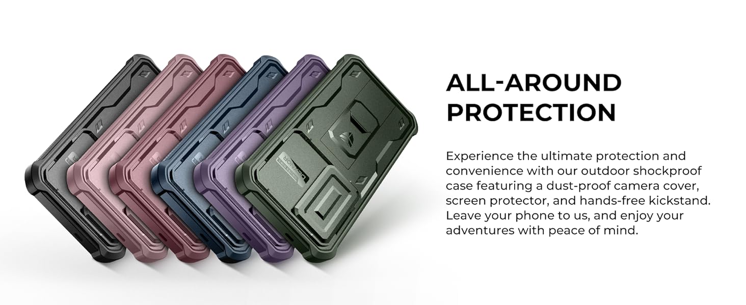 Amazon.com: Dexnor for Samsung Galaxy S24 Case with Built-in Slide Camera Cover & Screen ...