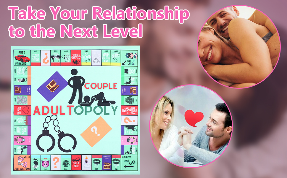 Amazon.com: Adultopoly Board Games, Adultopoly Couple Game Card Board Game, Couple Games Card ...