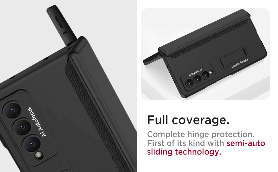 Amazon.com: Miimall for Samsung Galaxy Z Fold 4 Case with Privacy Screen Protector, Built-in ...