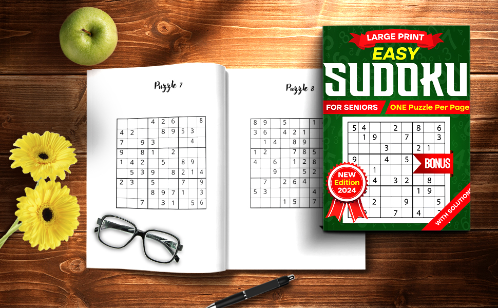 Easy Sudoku for Seniors: Large Print Brain Games to Boost Mental Memory and Keep an Active Mind ...