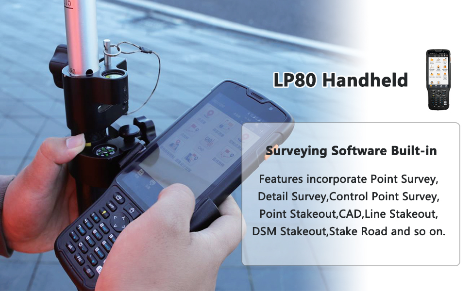 SMAJAYU GNSS Surveying Rover System LP80 de mano con receptor R26 RTK : Amazon.com.mx: Electrónicos