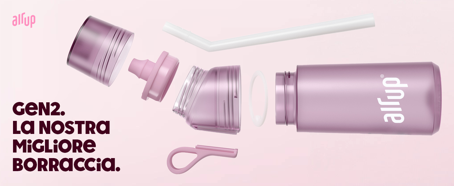 air up® Borraccia Twist Pro originale starter set con cialde air up® in 5 gusti I Borraccia da ...