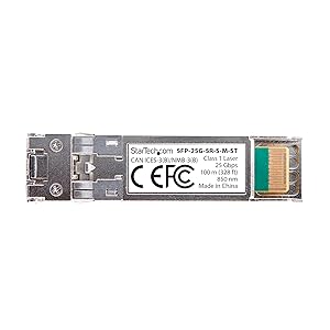 Amazon.com: StarTech.com MSA-Compliant SFP-25G-SR-S SFP28 Module, 25Gb Multimode Fiber (MMF ...
