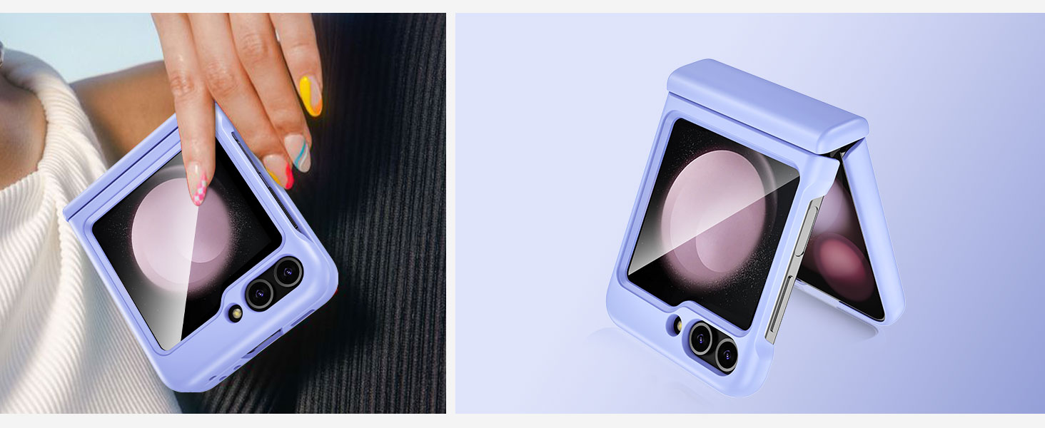 Amazon.com: Caka for Samsung Galaxy Flip 5 Case, Galaxy Z Flip 5 Case with [Hinge Protection ...