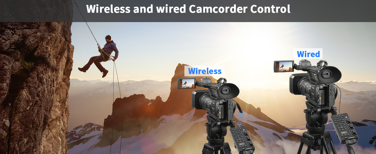 Amazon.com: Wireless and Wired Remote Commander & Lanc Camera Zoom Controller for Sony – Focus ...