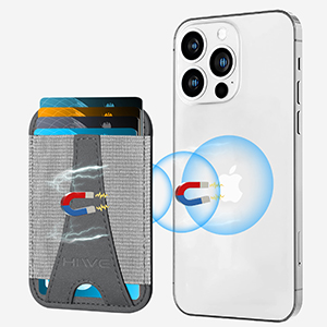 Amazon.com: HiWe for Magsafe Wallet, Eiffel-Tower Magnetic Card Wallet Holder for iPhone 16/15 ...