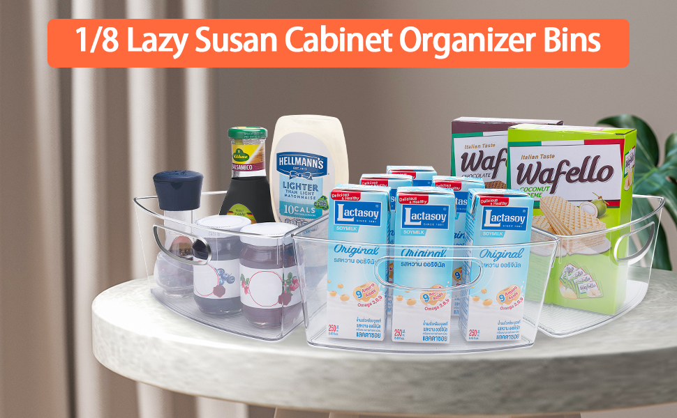Amazon.com - SOKOSEY Lazy Susan Organizer 10.2"x 9.4"x4" for 26 ...