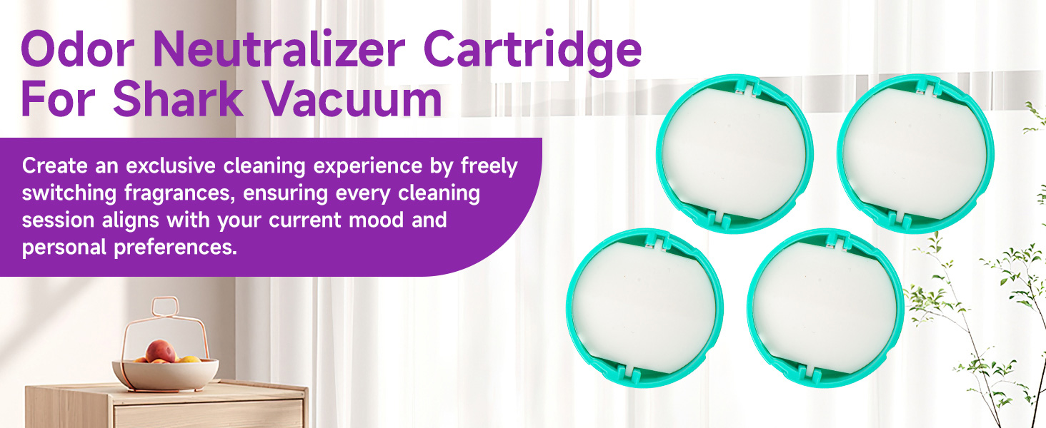 Amazon.com: 4 Pack for Shark Odor Neutralizer Cartridge Replacement Shark Air Purifier Odor ...