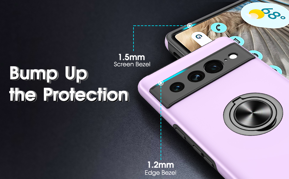 Amazon.com: for Pixel 7 Pro Case with HD Screen Protector, [Scratch Resistant]+[Heat Dissipation ...