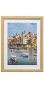 Amazon | ハクバ HAKUBA 額縁 MM-01 2L 木製 スタンド付 ブラウン FWMM01-BR2L | 額縁・パネル 通販