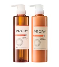 Amazon | 【公式】ロート製薬 PRORY プロリー モイストリペア シャンプートリートメントセット 洗い流す 素髪再成 頭皮ケア うねり ダメージケア (つめかえ用/400ml ...