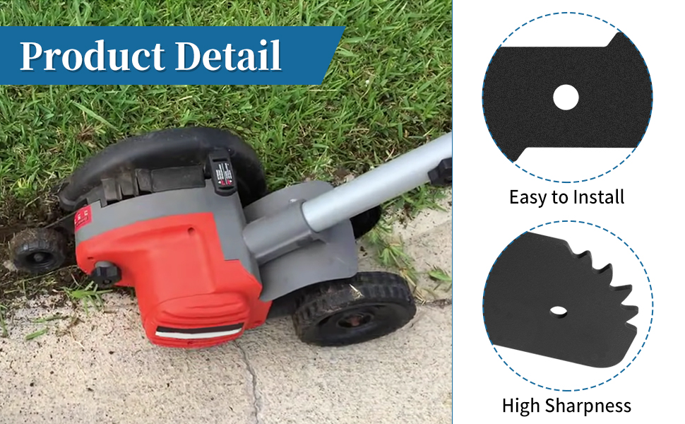 Amazon.com : Bularie 243801-02 Edger Blade (7-3/4" x 2-3/4"), Compatible with Black & Decker ...