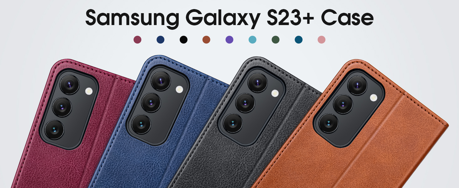 Amazon.com: OCASE Compatible with Galaxy S23 Plus 5G Case Wallet, PU Leather Flip Folio Case ...