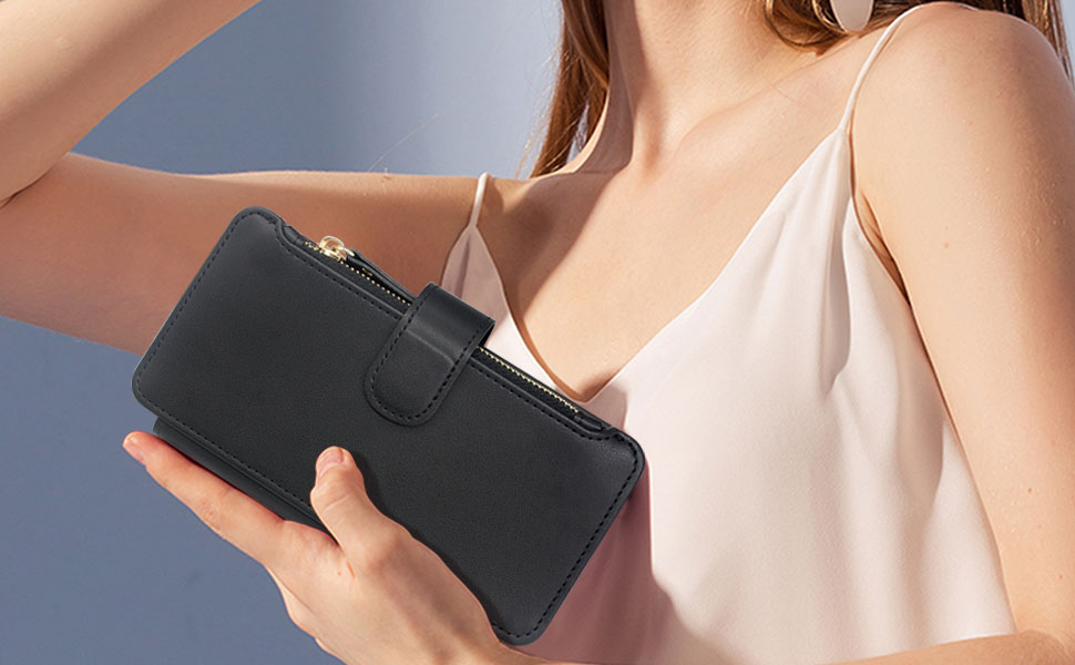 Amazon.com: Harryshell Crossbody for Samsung Galaxy S23 FE 5G Case Wallet [8 Card Slots] with ...