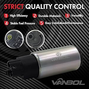 VANBOL - Kit de instalación de bomba de combustible eléctrica para Toyota Pontiac Scion Nissan ...