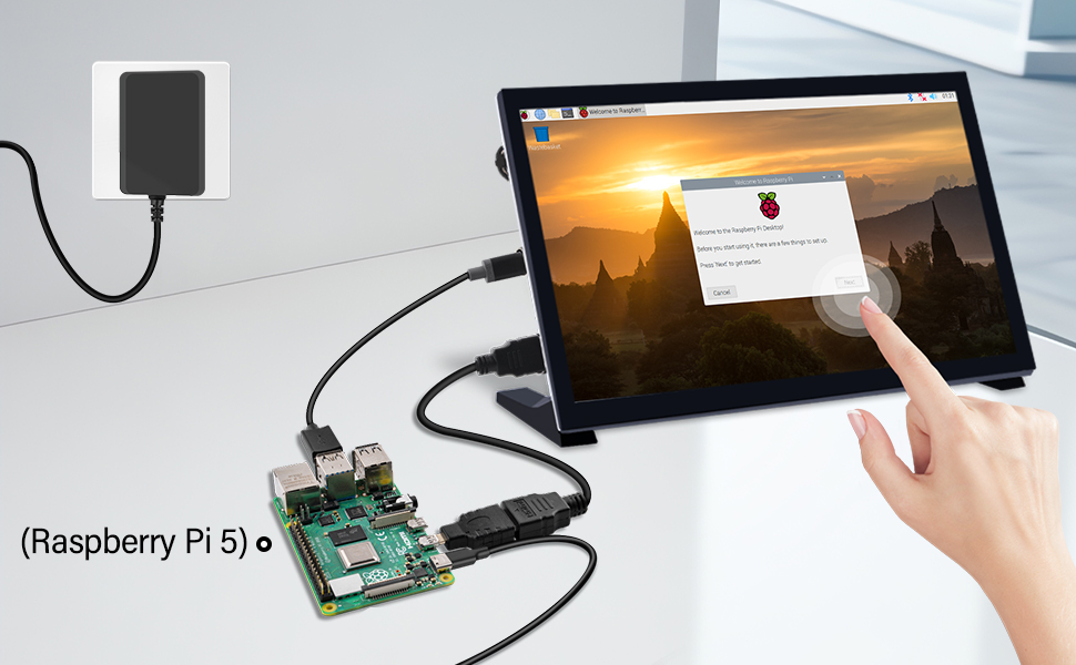 GeeekPi 27W Power Supply for Raspberry Pi 5, with 5,1V 5A USB Type C ...