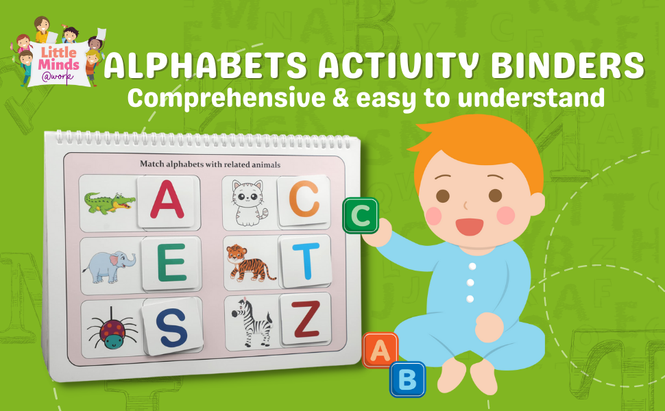 Activity Binders for Kids Aged 1-4 years , Alphabet Activity Binders ...