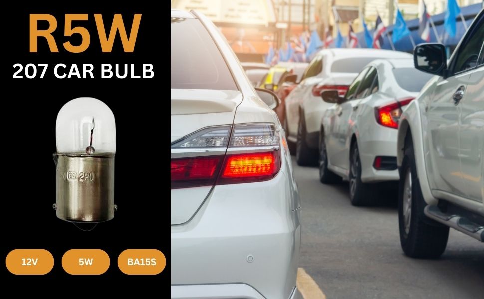 Tek Automotive 207 R5W Bulb 12V 5W Bulb Side Light Tail Brake Number Plate Interior Motorcycle ...