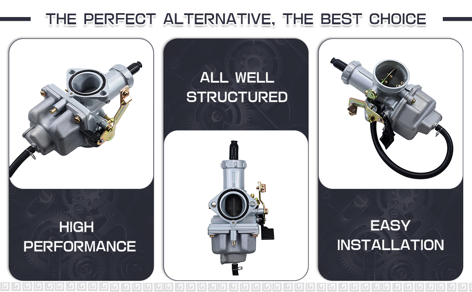 Amazon.com: PZ30 carburetor 250cc VM26 30mm for 250cc Hawk Go-kart Taotao SunL JCL JetMoto ...