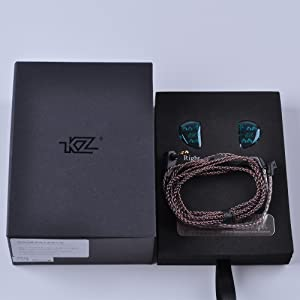 KZ AS10 HiFi Wired Earbuds EZ EAR in Ear Monitor Headphones,5 Balanced Armature 5BA Wired ...