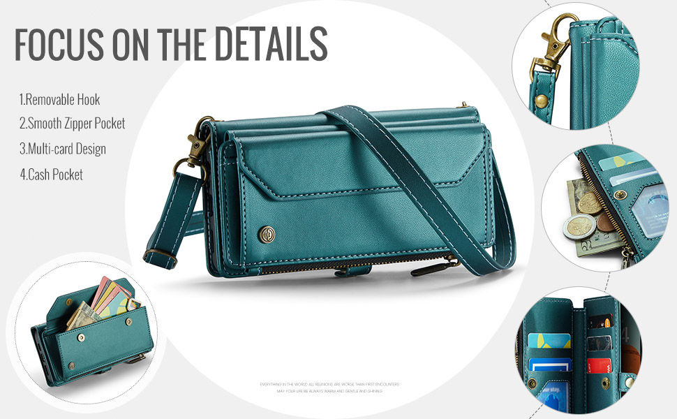 Amazon.com: WAWZ for iPhone 16 Case, Women Men Multi-Function Wallet Case with Stand RFID ...