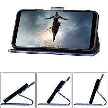 Amazon.com: SUANPOT for Samsung Galaxy A42 5G with RFID Blocking Leather Wallet case Credit Card ...