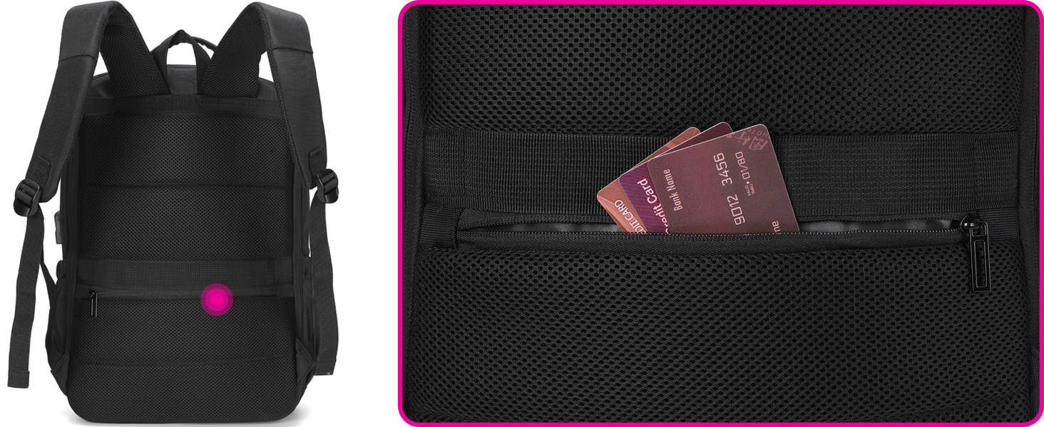 SUCIKORIO Zaino da Viaggio aereo Bagaglio a Mano 40x30x20 Wizzair, Espandibile Zaino Porta PC 15 ...