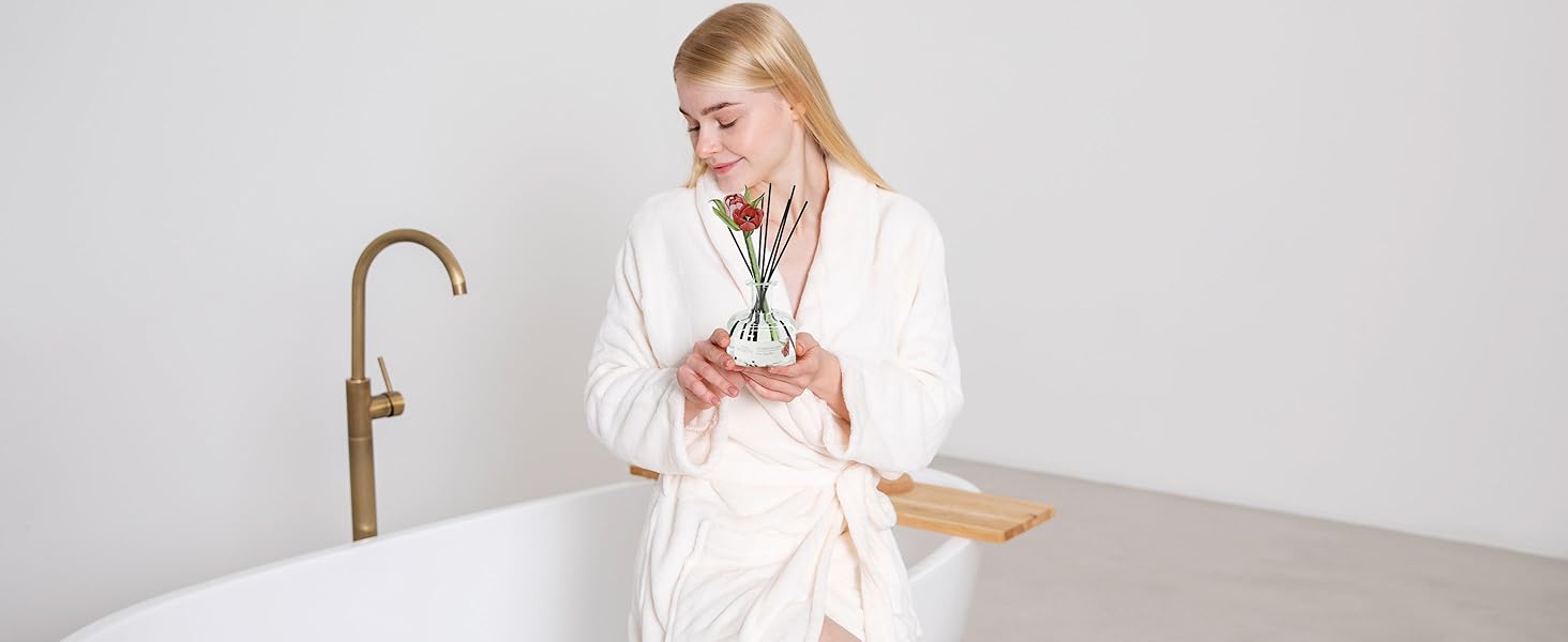 Amazon.com: BITSOTA Reed Diffuser Set, 3.52 oz (100ml) Scented Diffuser with Sticks Home ...