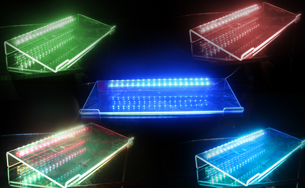 Amazon.com: RGB Acrylic Computer Keyboard Stand, LED Backlit Keyboard ...