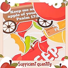 Amazon.com : Haooryx Fall Autumn Jesus in The Core Apple Sunday School ...