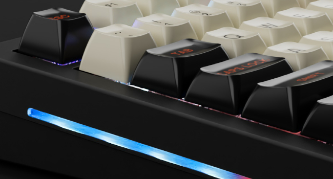 Amazon.com: INLAND KB83 MK Pro Gaming Keyboard Hot-swappable, 75% Layout Wired QMK/VIA ...